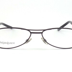 Yves Saint Laurent YSL 2247 Vintage Eyeglasses Dropped Metal Black ...