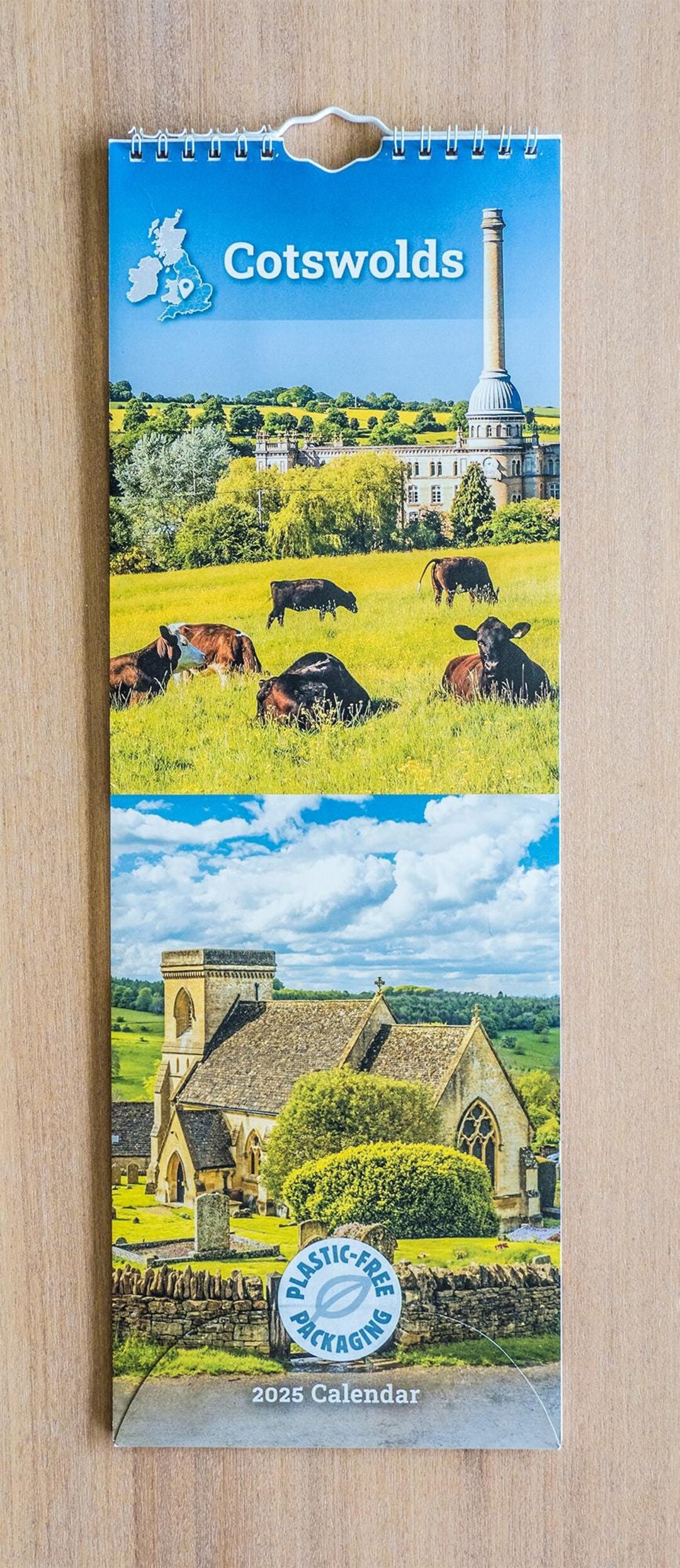 2025 Slim Wall Calendar Cotswold Cotswolds English British Countryside ...