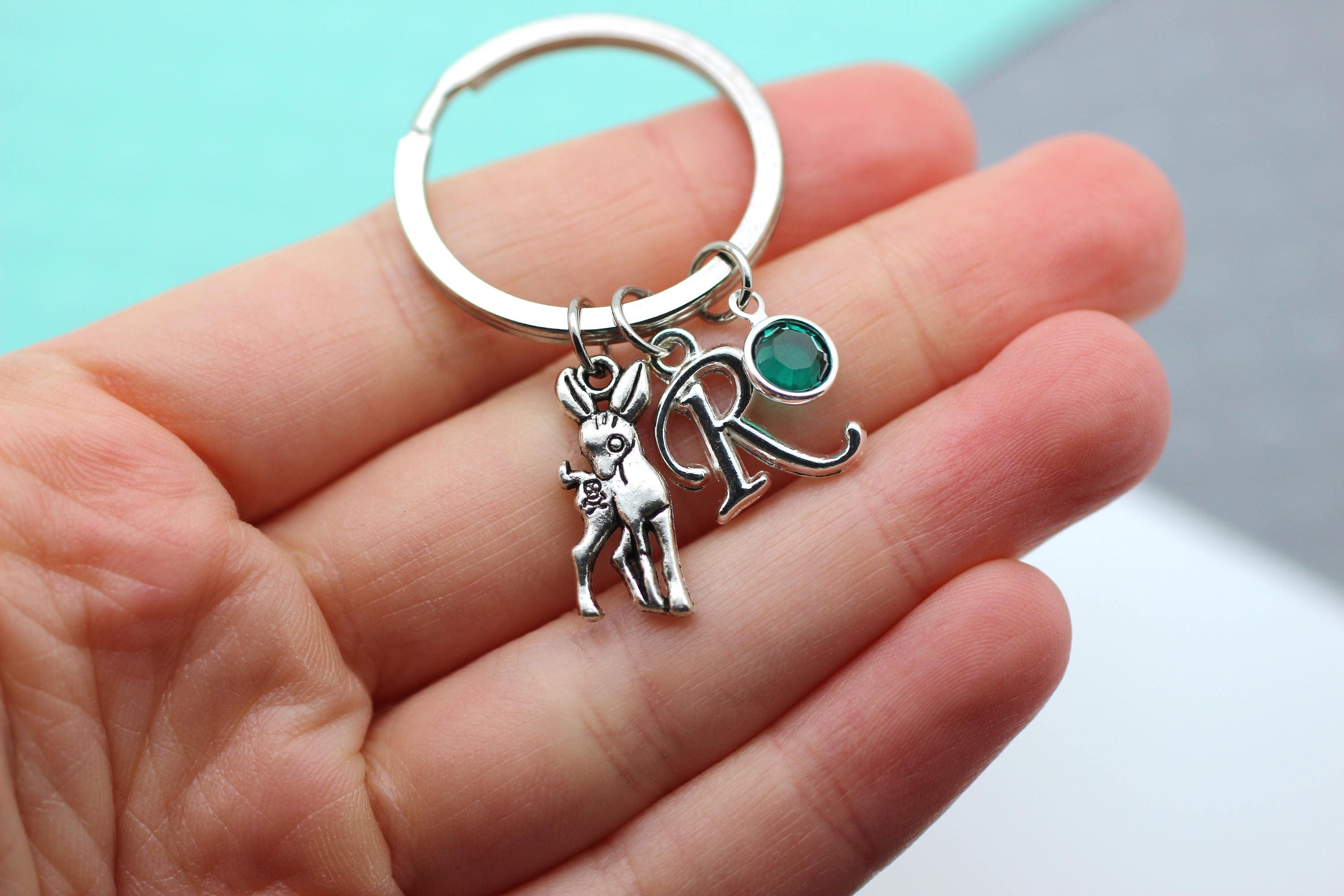 Personalised Doe Keychain Always Custom Silver Doe Patronus - Etsy