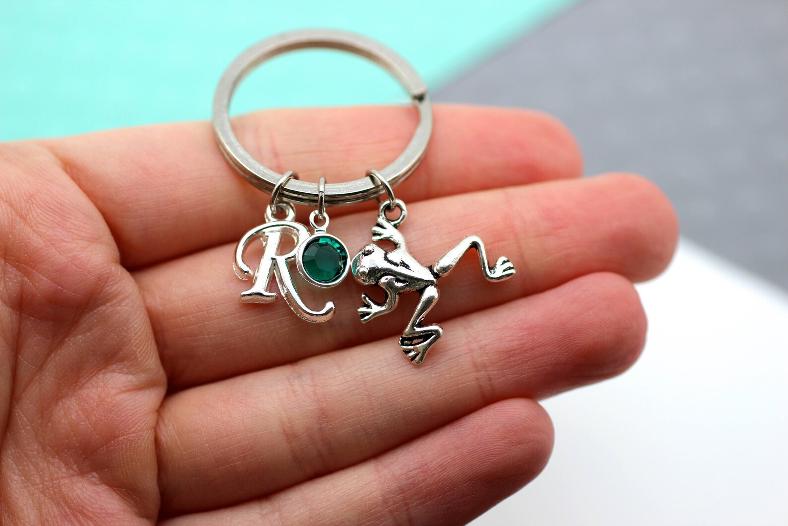 Frog Personalised Keychain Small Frog Keyring Personalized | Etsy UK