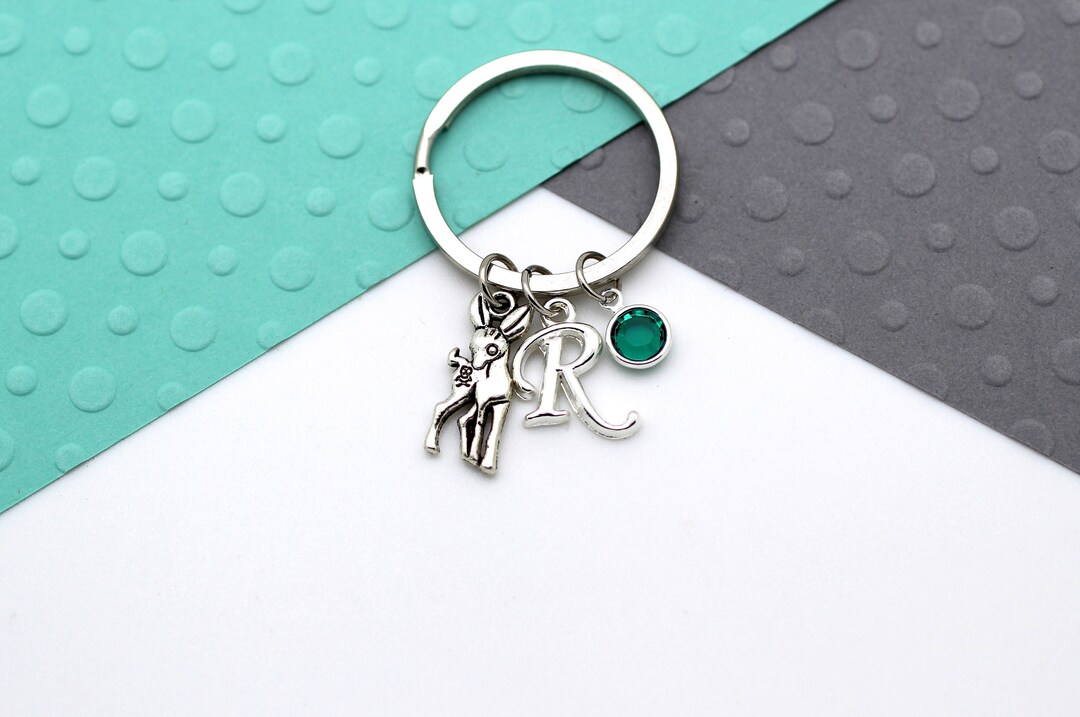 Personalised Doe Keychain, Always, Custom Silver Doe Patronus Keyring ...