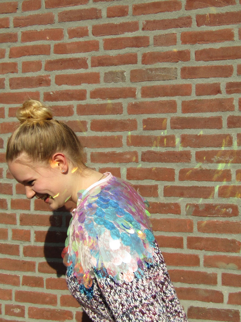 Glitter Cape.sparkly Cape.festival Clothing.sequin - Etsy