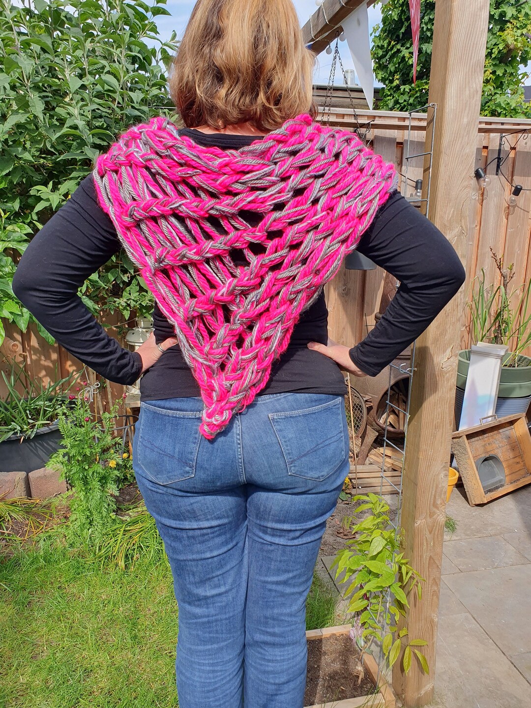 Pink Poncho.pink Cape.cosplay Poncho.cosplay Cape.cosplay Outfit.warm ...