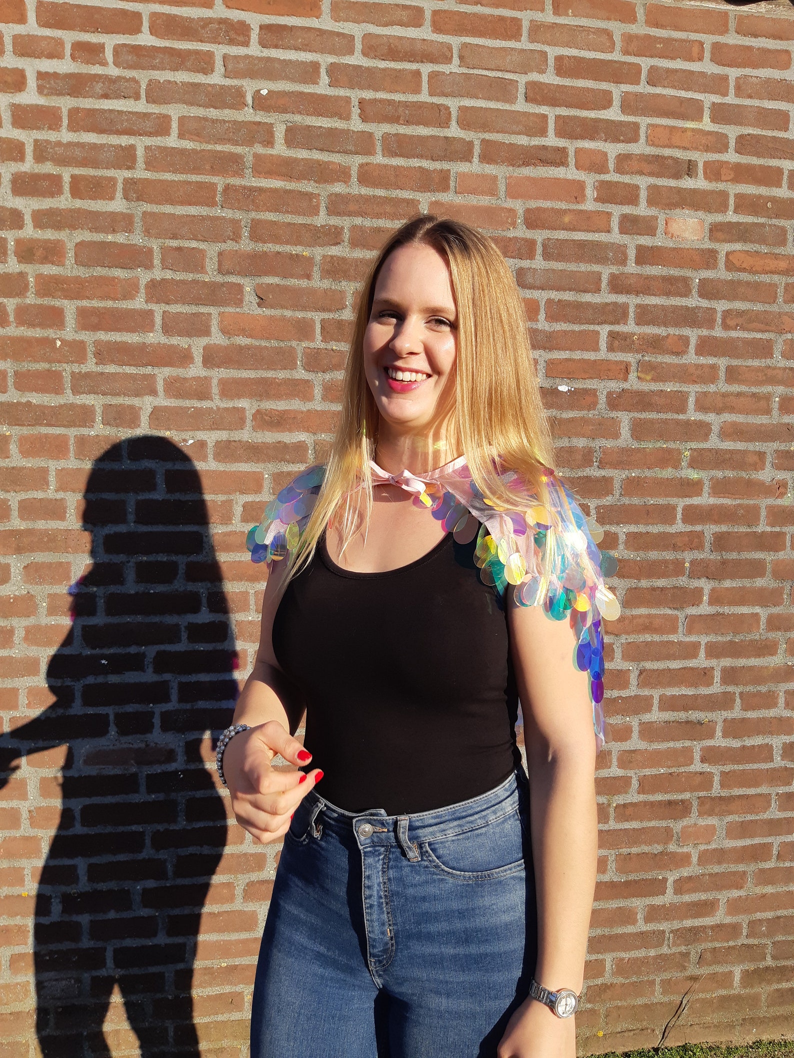 Glitter Cape. Sequin Cape. Iridescent Clothing.festival | Etsy