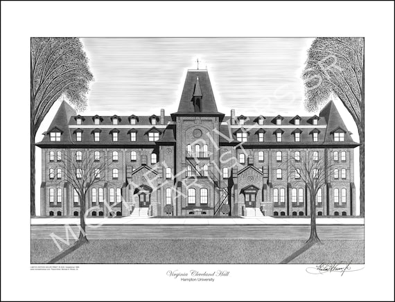 Hampton University Giclée Print - Etsy