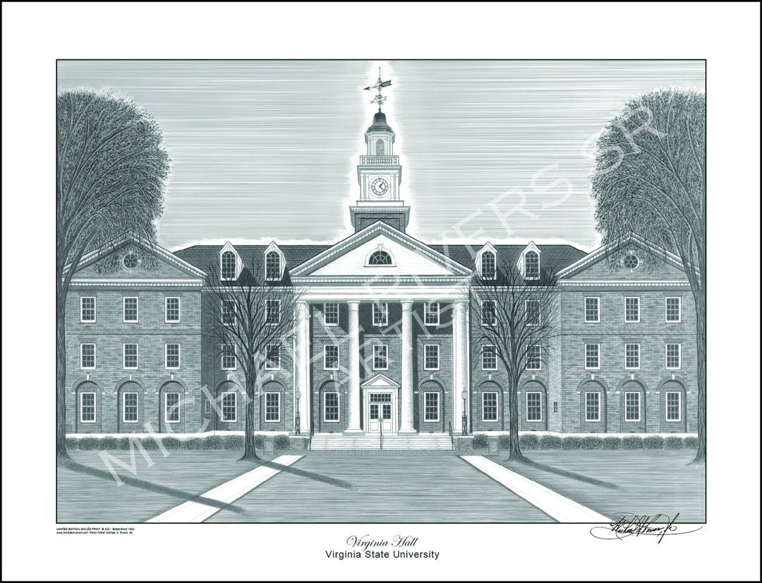 Virginia Hall, Virginia State University - Etsy
