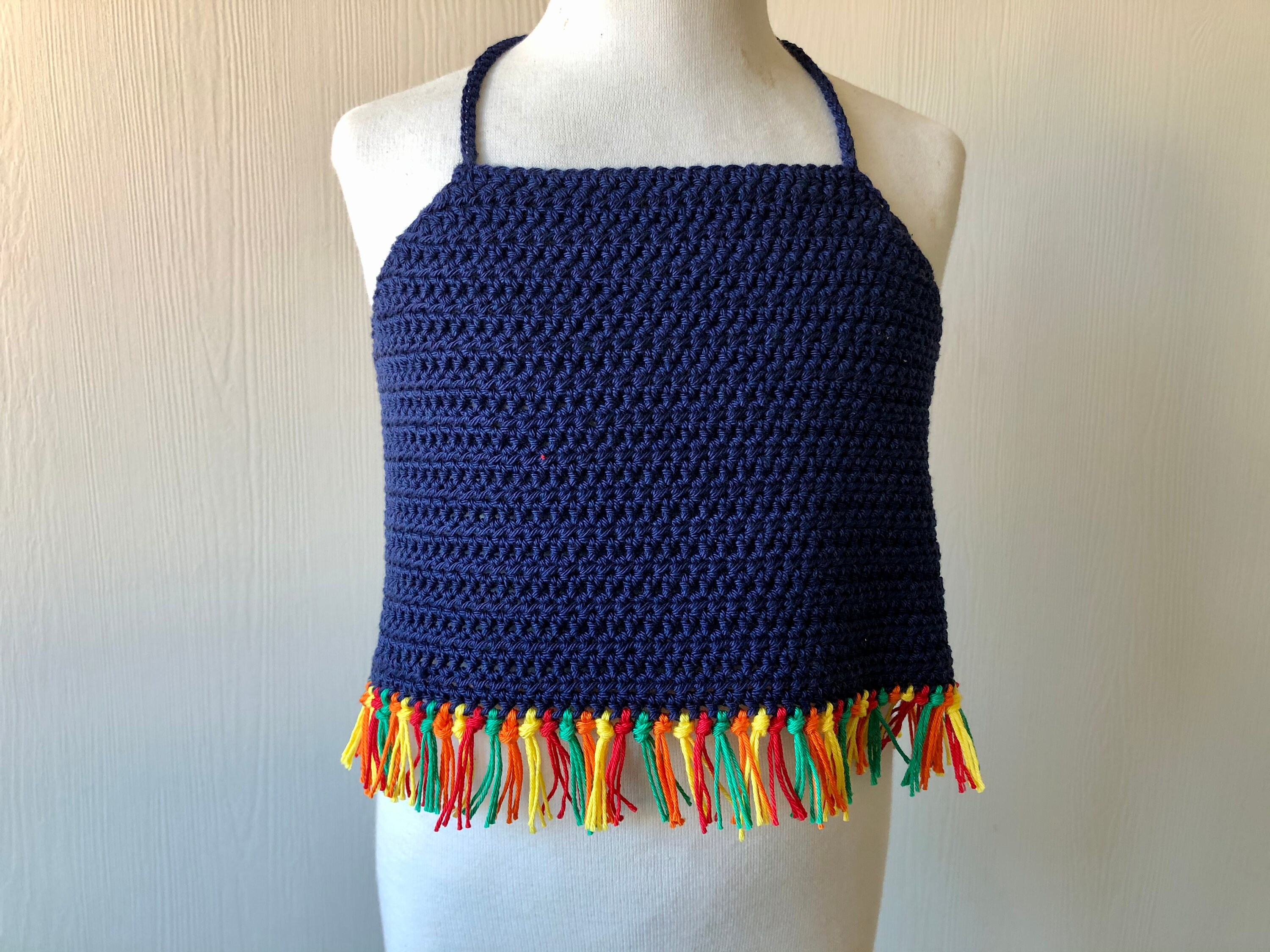 Crochet Crop Top for Little Girl Beach Cover Up | Etsy