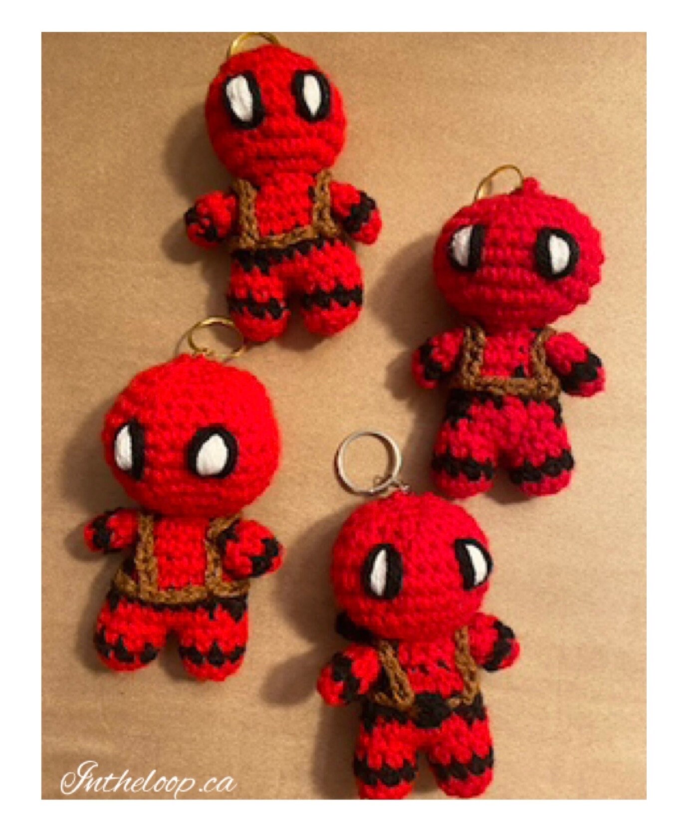 Deadpool Key Chain - Etsy