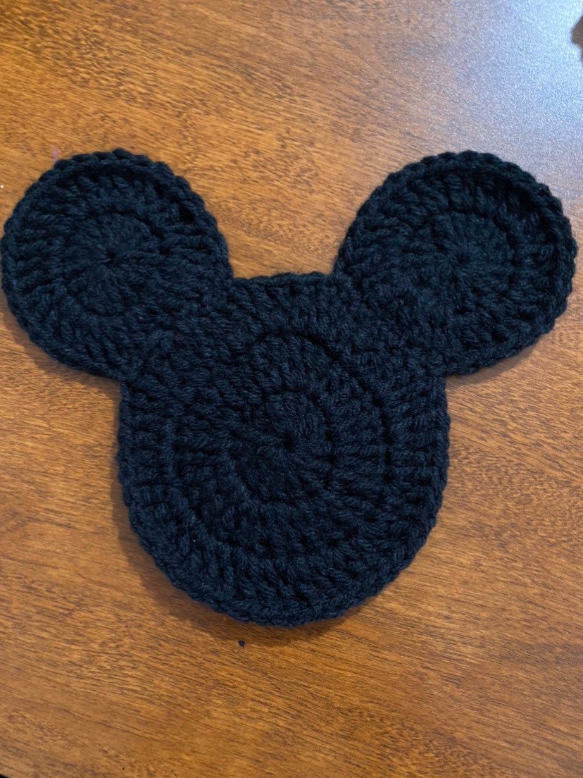 7” Mickey Coaster. Set of 2 - Etsy