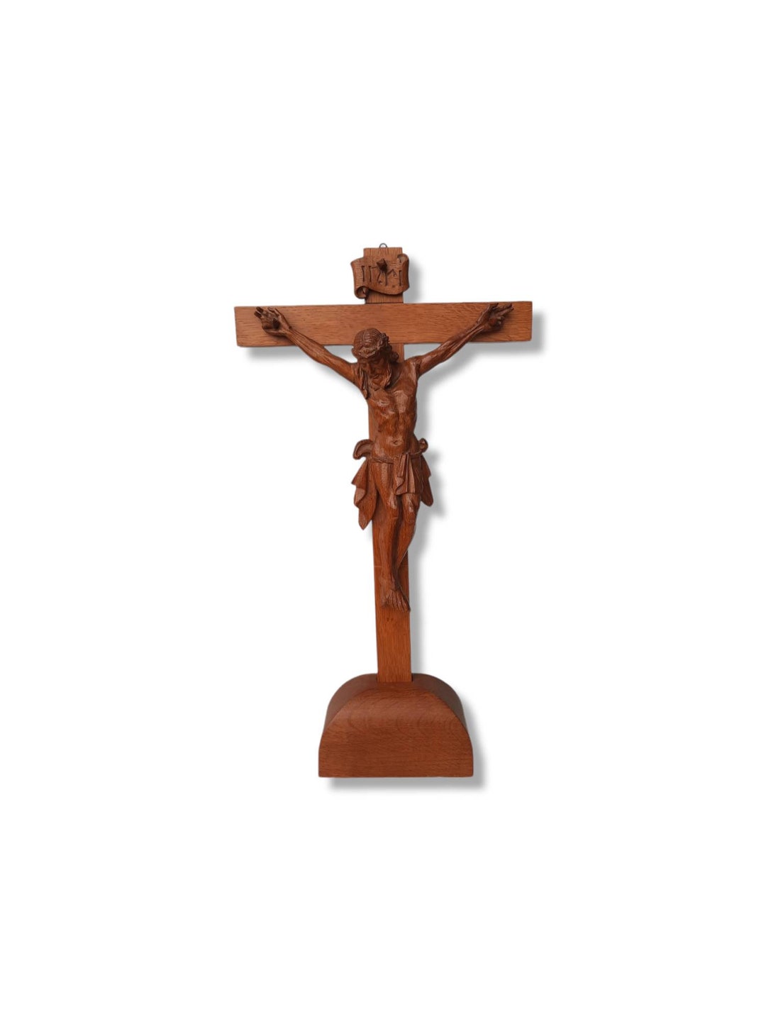 Wooden Table Crucifix Dutch Oak Carvings H. Suyskens - Etsy