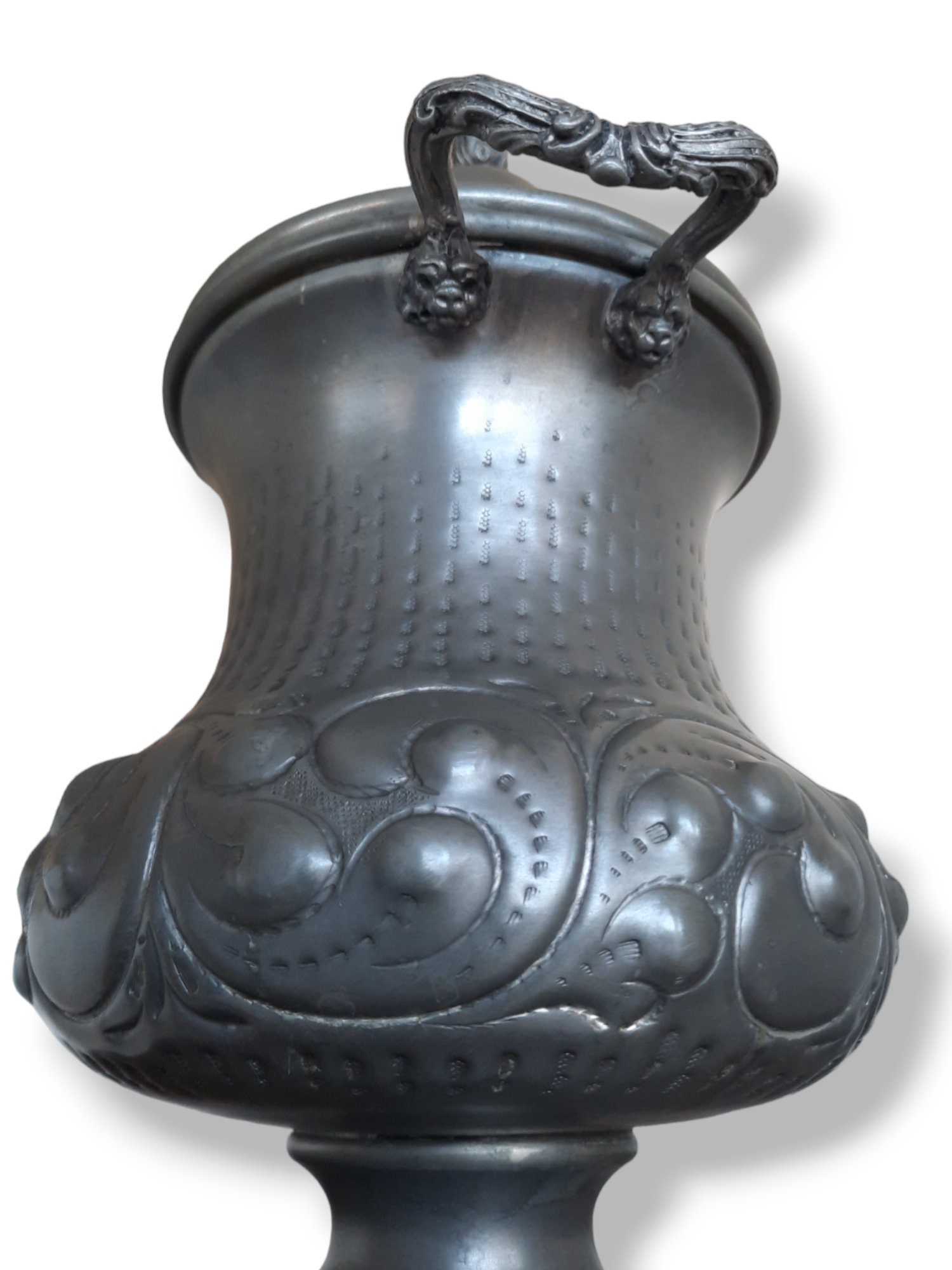 Vintage Peltro Pewter Jar With Lid, Italian Design, Home Decoration ...