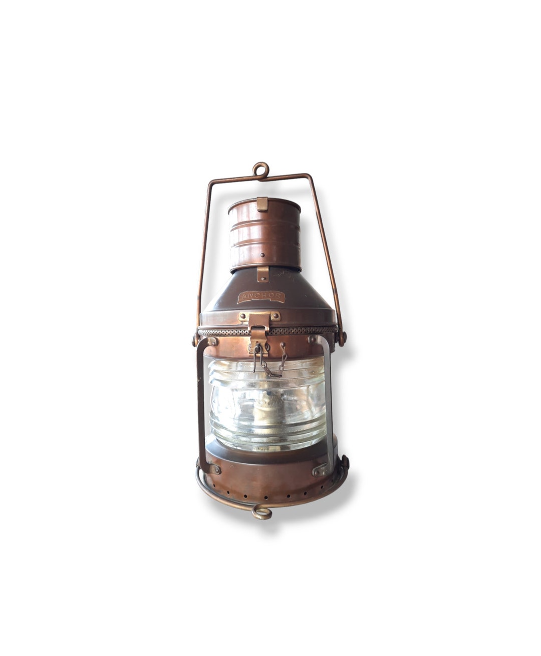 Old English Ship Lamp, ANCHOR Shipping Lantern - Etsy