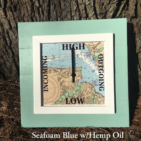 Oak Island Nc Tide Clock - Etsy