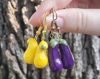 Vegetable Earrings | Etsy