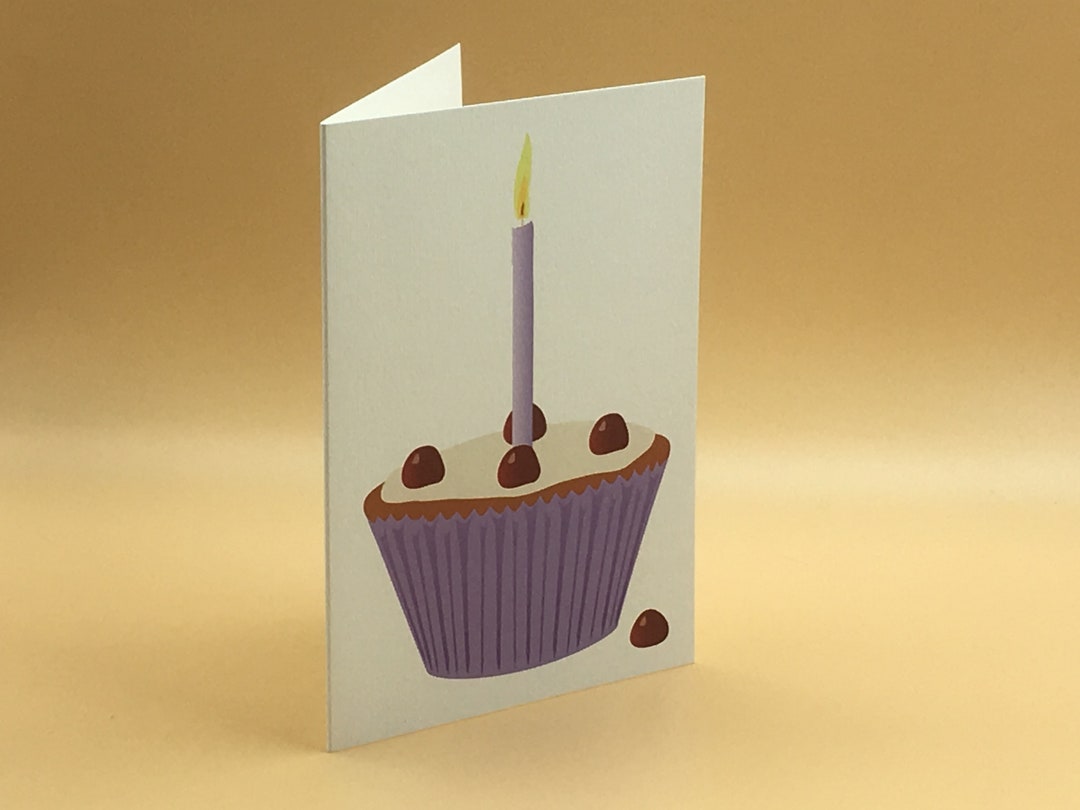 Cupcake Card, Cupcake Art, Cupcake, Cake Card, Blank Cards, Food Card ...