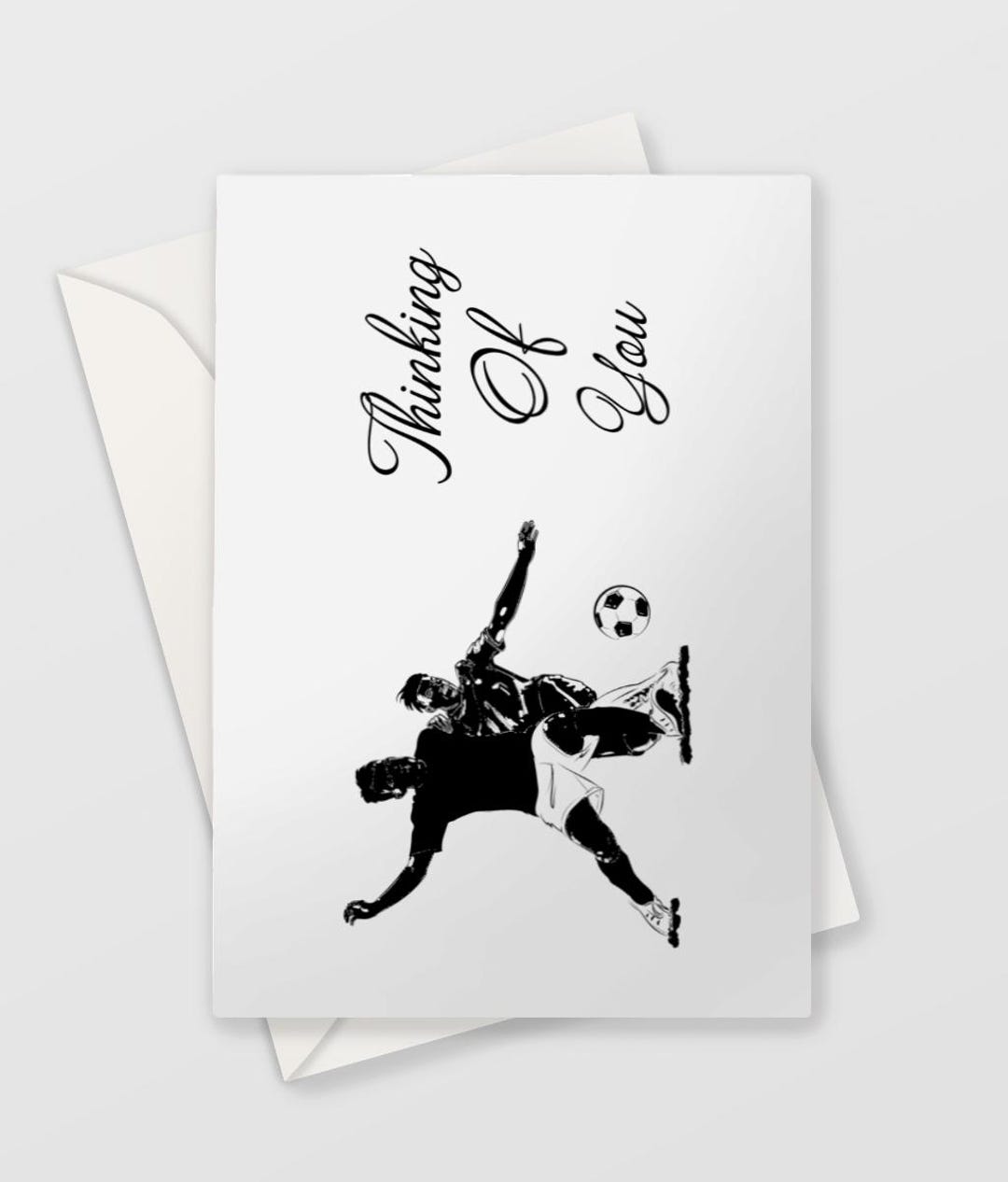 Personalised Football Sympathy Card: Condolences Card for Loss - Etsy UK