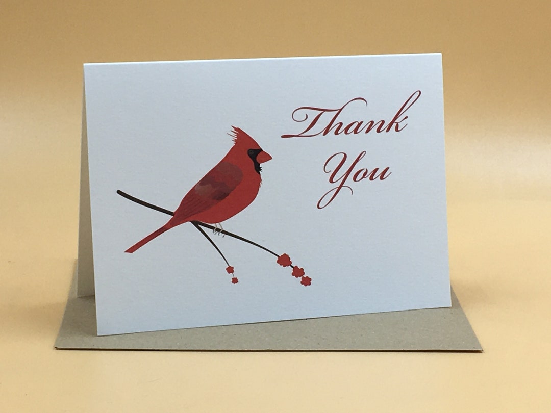 Cardinal Thank You, Thank You Cards, Thank You Cards, Christmas Cards ...