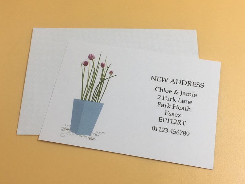 New Address, Change of Address Cards, Printed New Address Cards, Custom ...