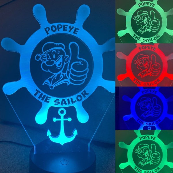 Popeye Night Light - Etsy