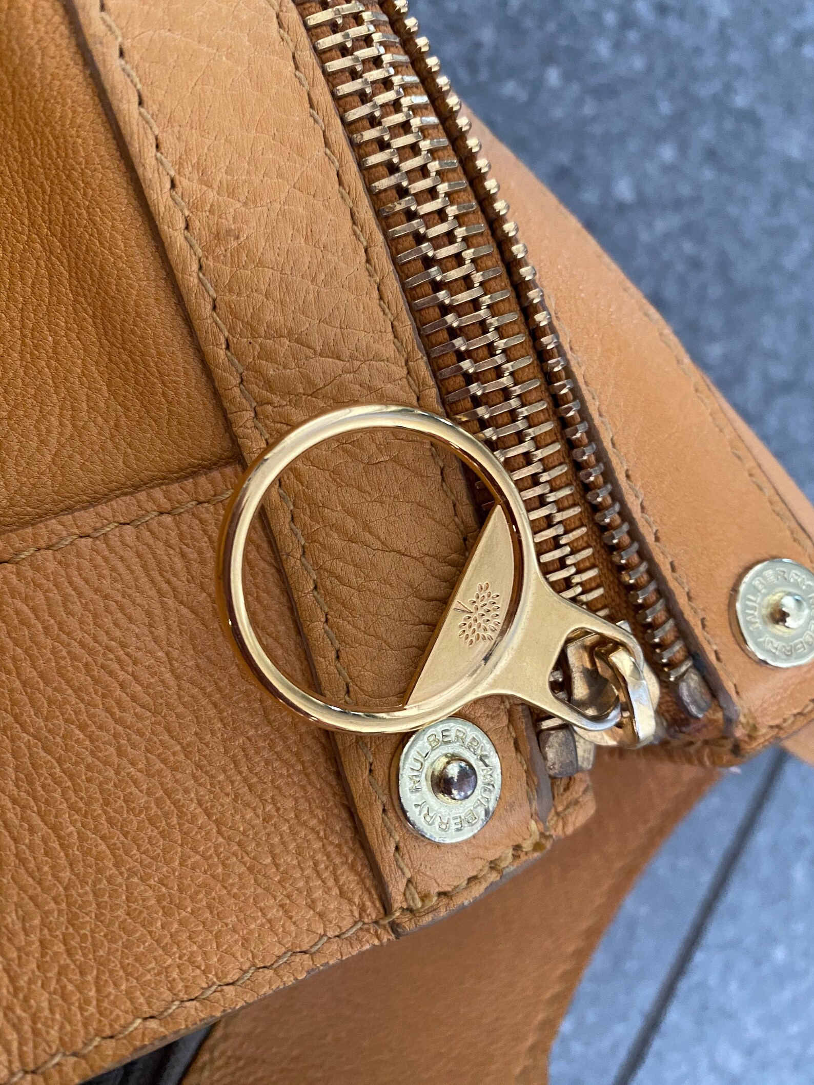Mulberry Drawstring Bag in Tan Leather - Etsy