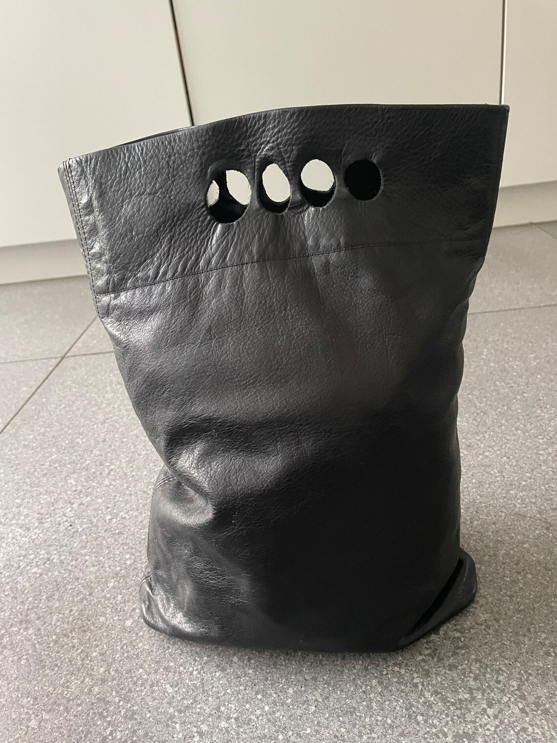 Incredible Quentin Mackay Black Leather Bag - Etsy