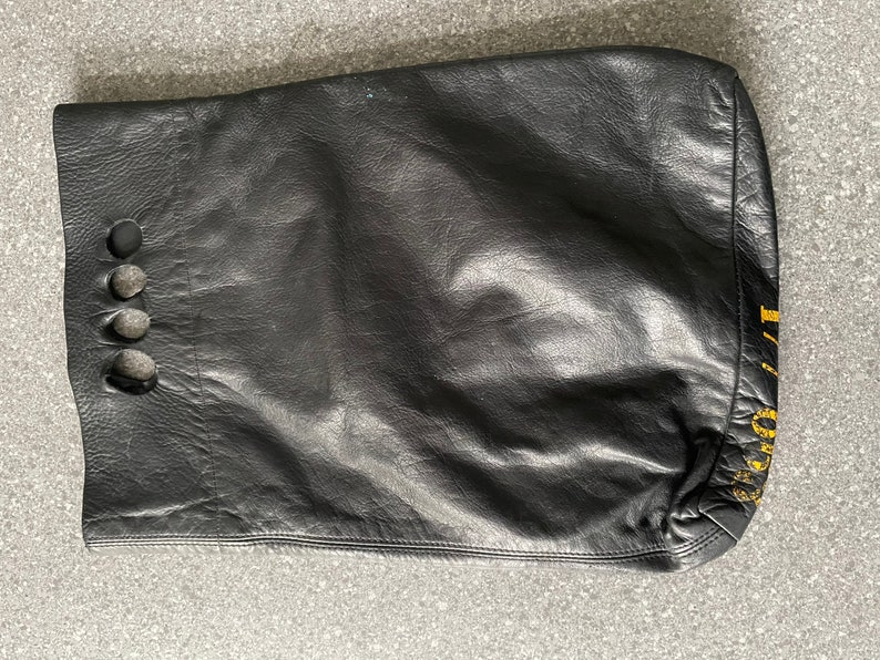 Incredible Quentin Mackay Black Leather Bag - Etsy