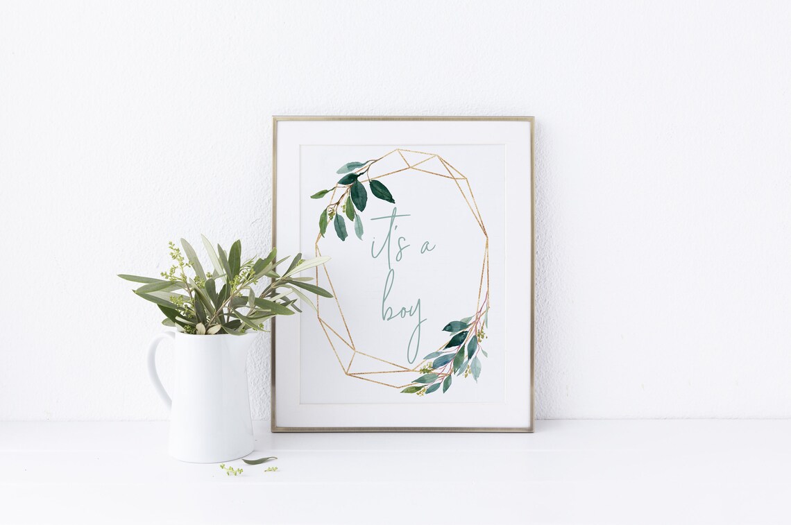 Printable It's a Boy Sign Instant Download Boy Baby - Etsy