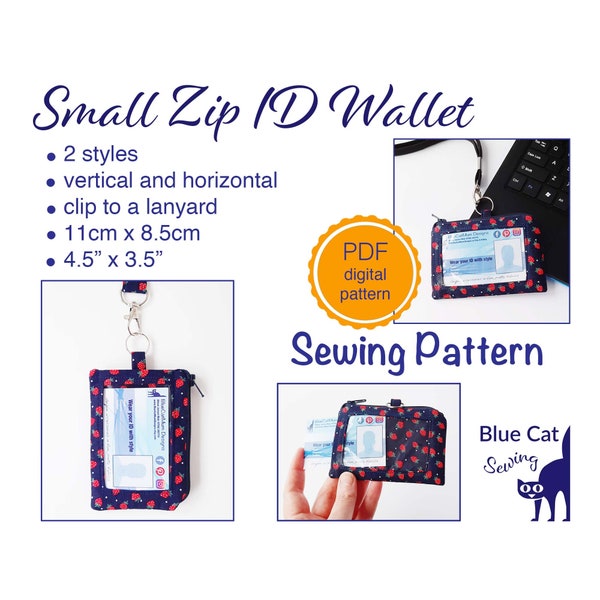 Lanyard Wallet Sewing Pattern - Etsy