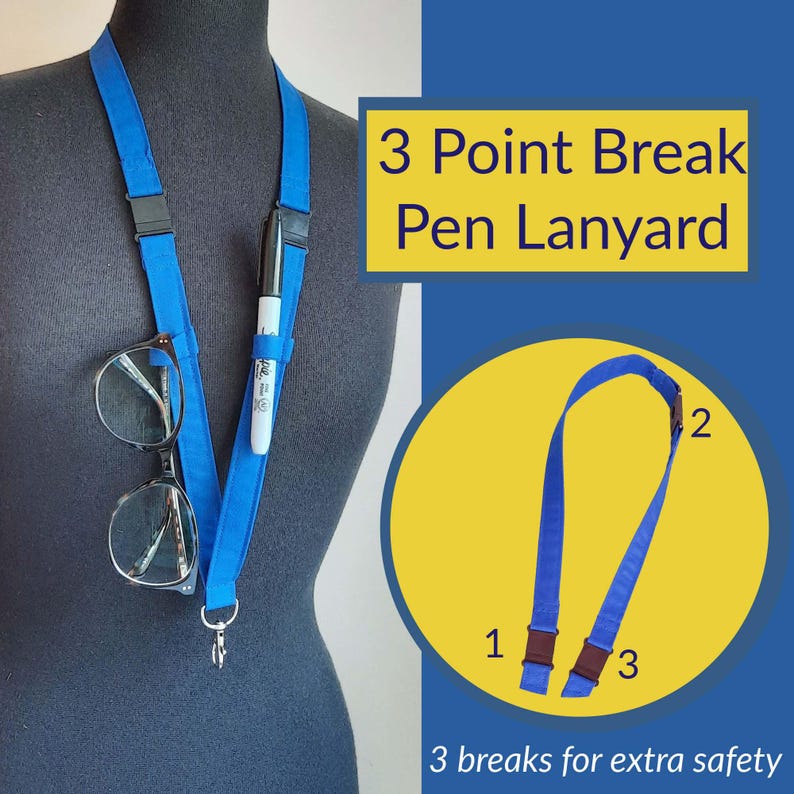 Pen Lanyard PDF Sewing Pattern: Mega Bundle - Double/triple Breakaways ...