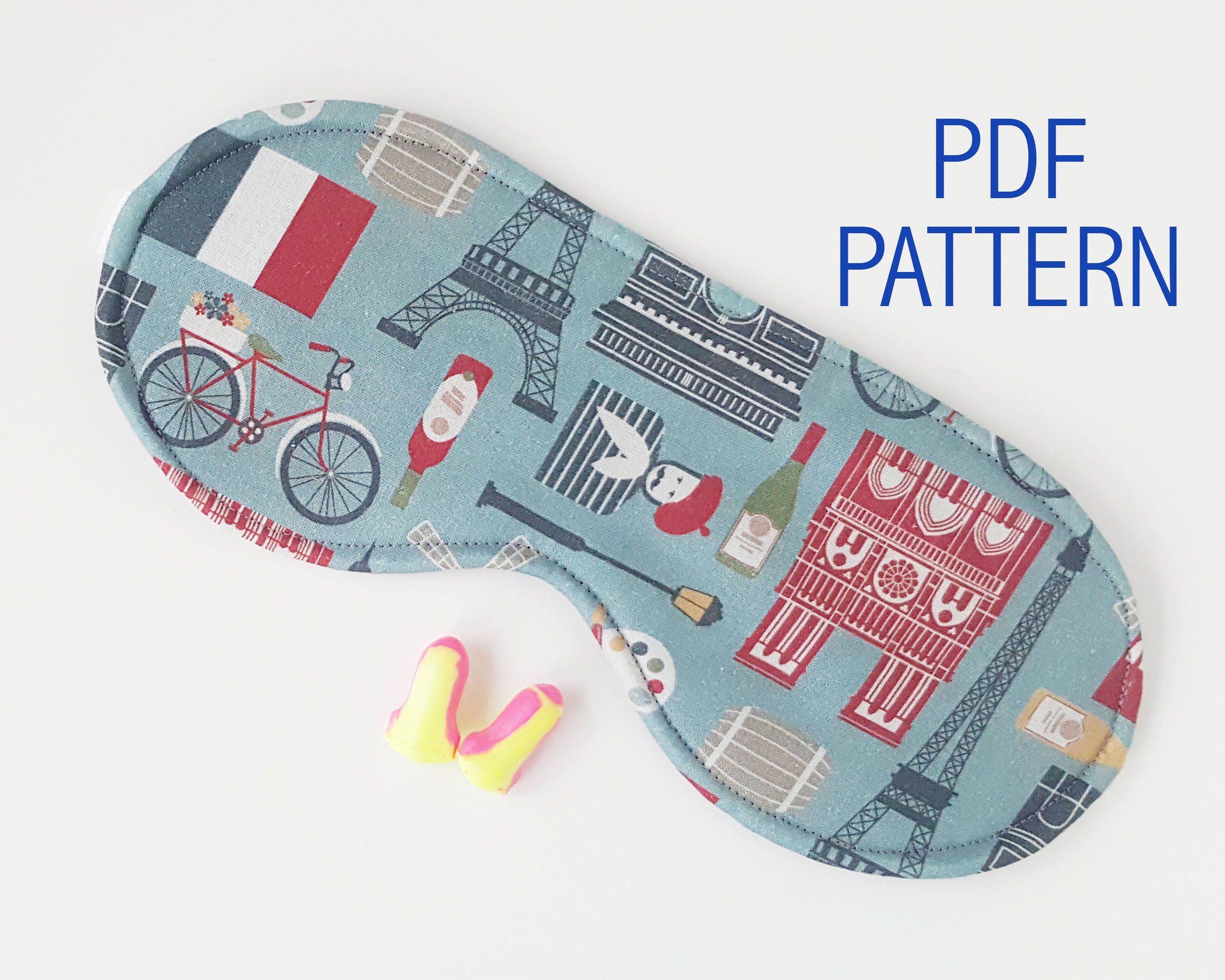 Sleep Mask Sewing Pattern PDF Instant Download DIY Eye Mask - Etsy UK