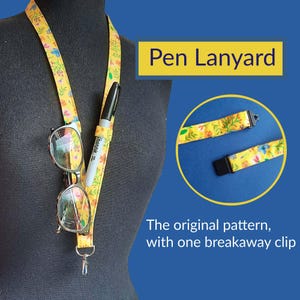 Pen Lanyard PDF Sewing Pattern: Mega Bundle - Double/triple Breakaways ...