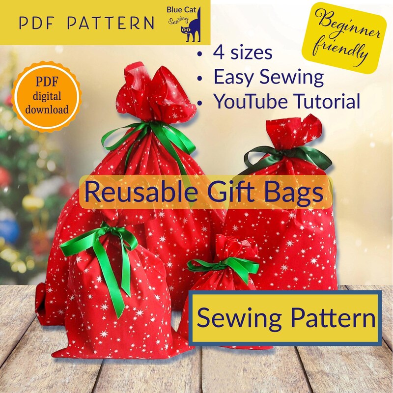Gift Bag Pattern - 60+ Gift Ideas for 2025
