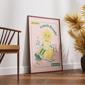 Take Your Lunch Break! - Matte Art Print Poster - Etsy