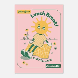 Take Your Lunch Break! - Matte Art Print Poster - Etsy