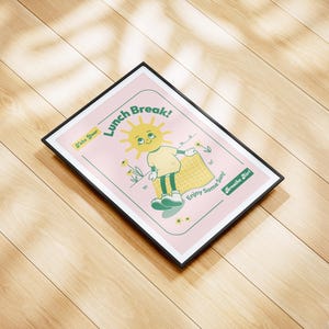 Take Your Lunch Break! - Matte Art Print Poster - Etsy