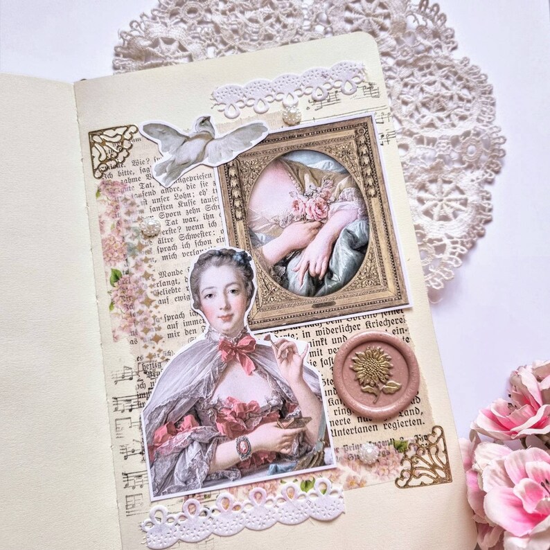 ROCOCO Stickers Classical Art Stationery 18th Century Art - Etsy