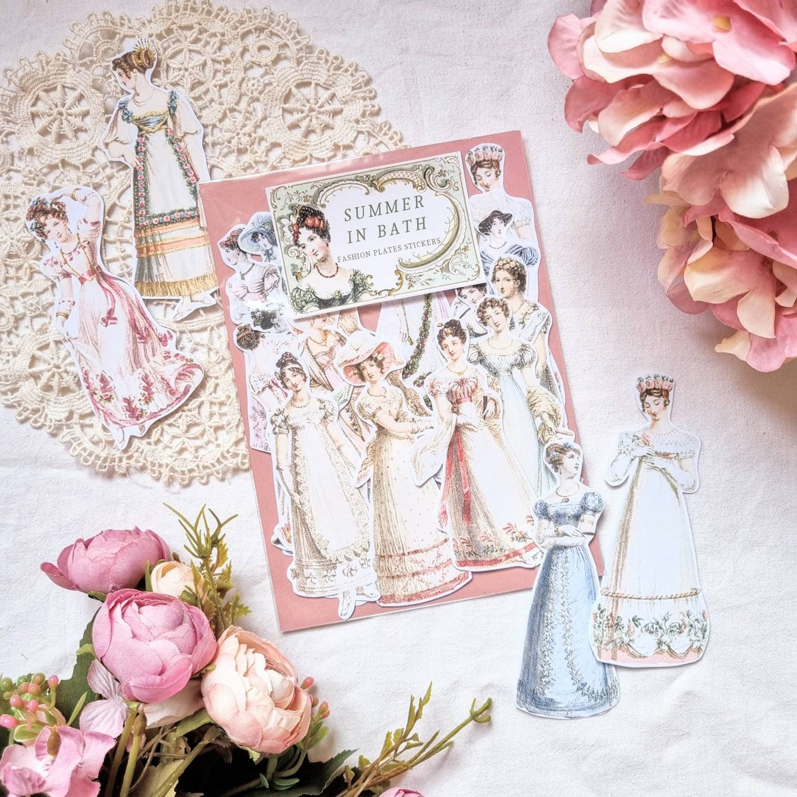 Summer in Bath Stickers Regency Fashion Plates - Etsy