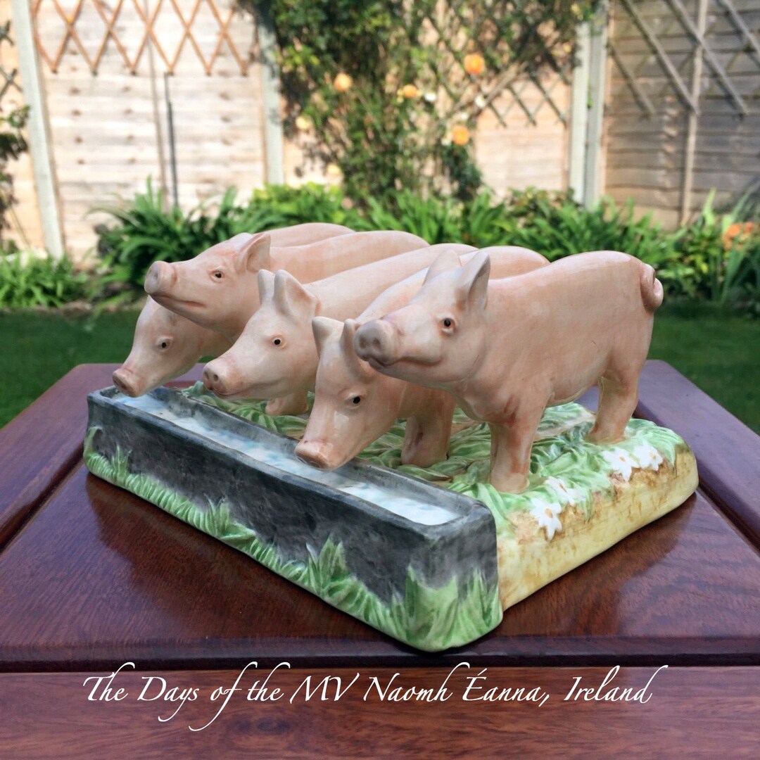 RESUCED Five Muca pigs Toast Rack Excellent Shabby Chic, Vintage ...