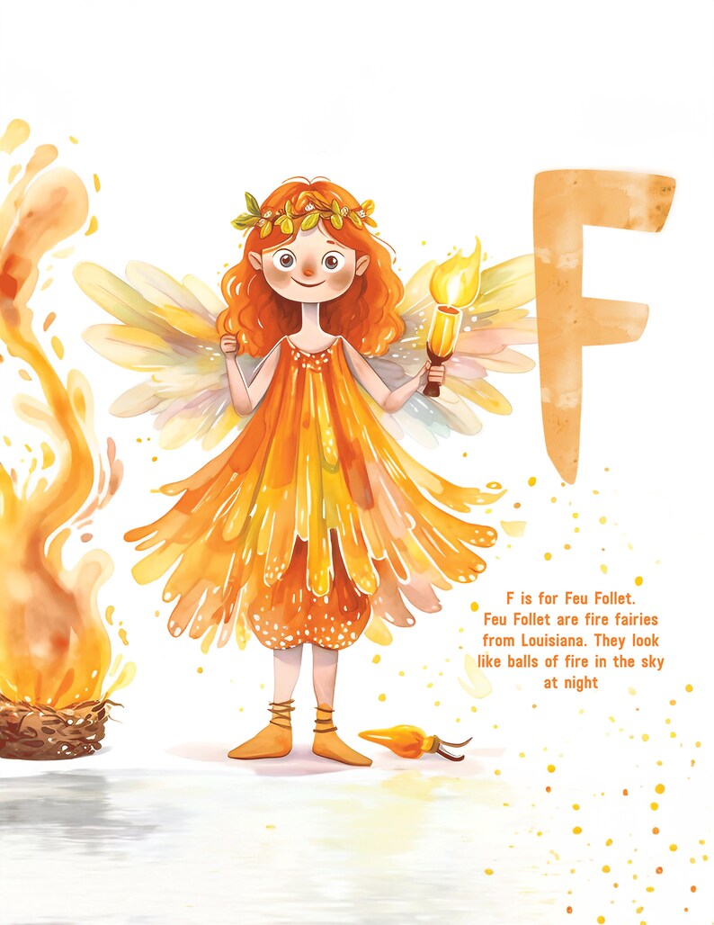 Printable Children's Book Enchanted Alphabet Letters - Etsy