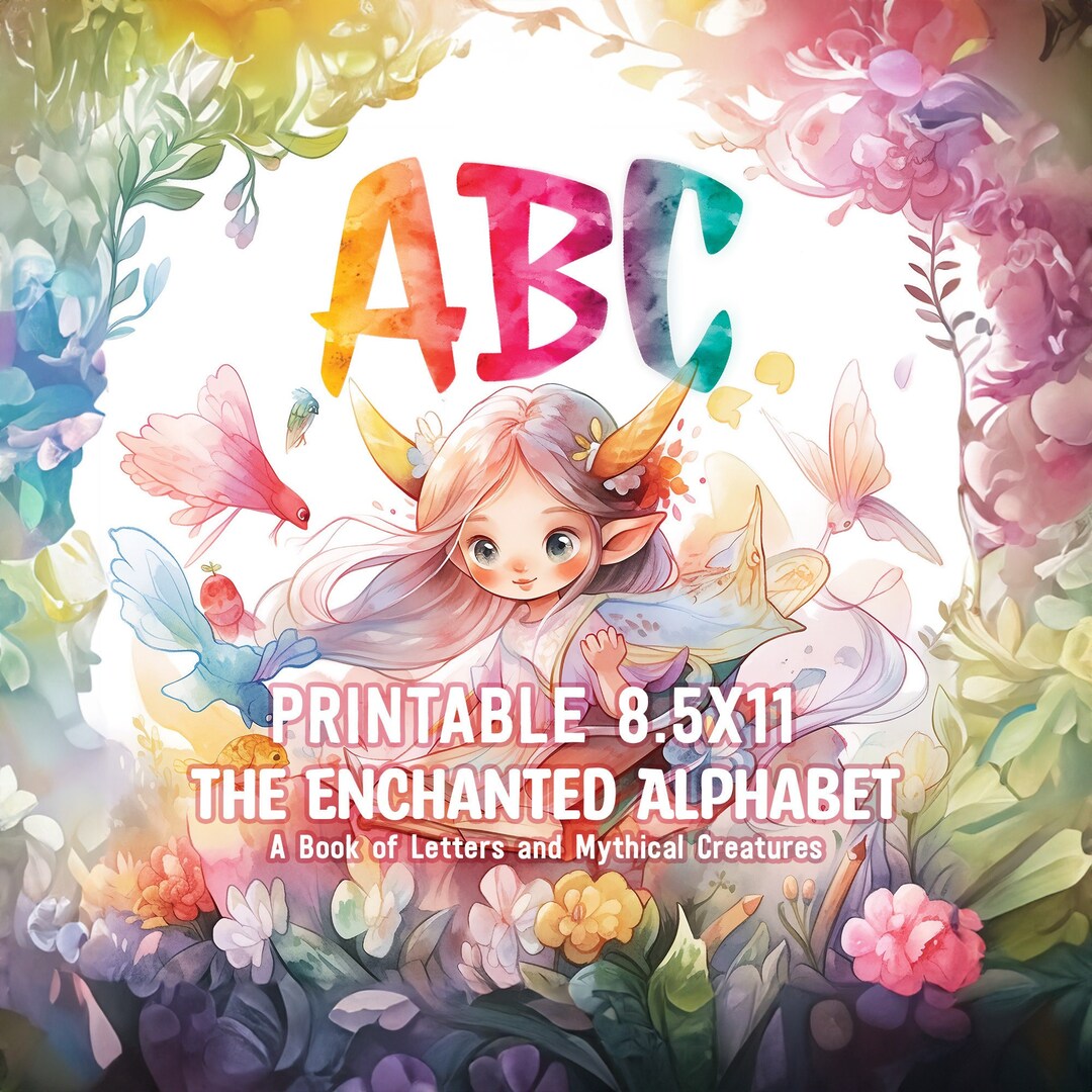 Printable Children's Book | Enchanted Alphabet | Letters for Kids ...