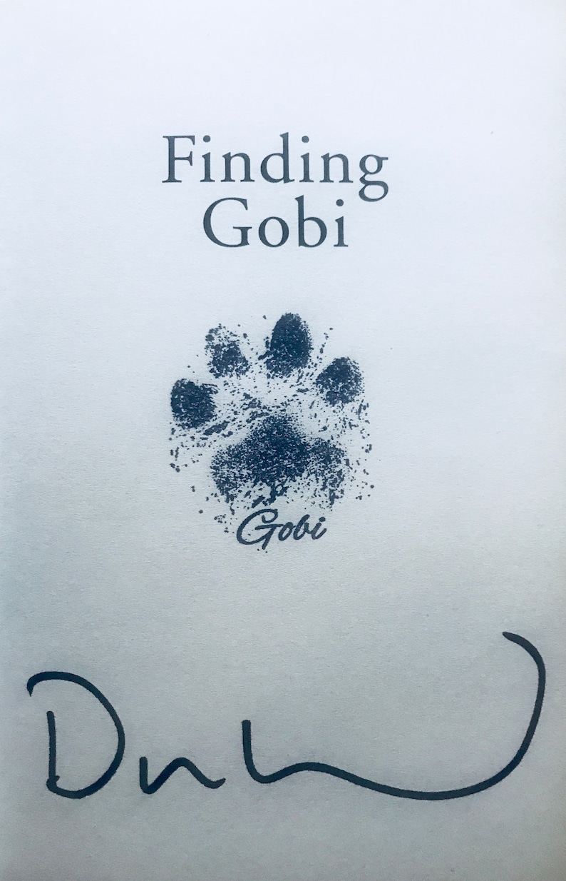 Finding Gobi Hardback Picture Book Autographed - Etsy