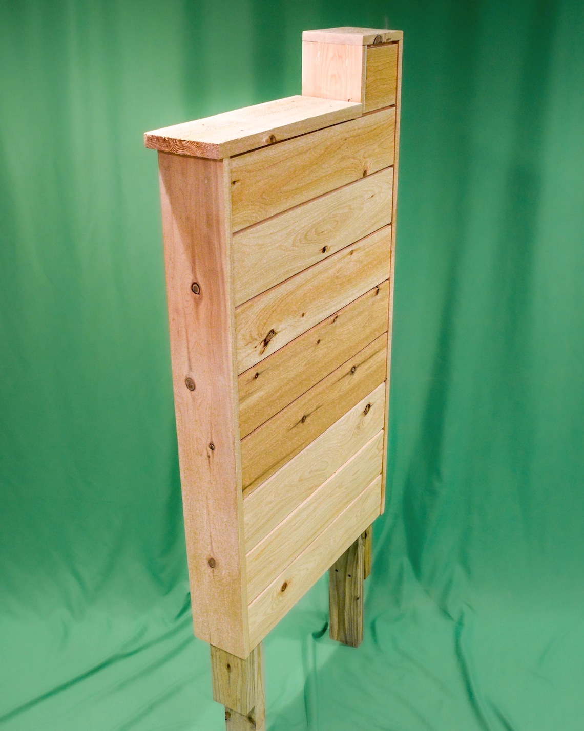 Solid Cedar Wood Classic Mailbox Stand ~ Unfinished | Amish Handcrafted ...