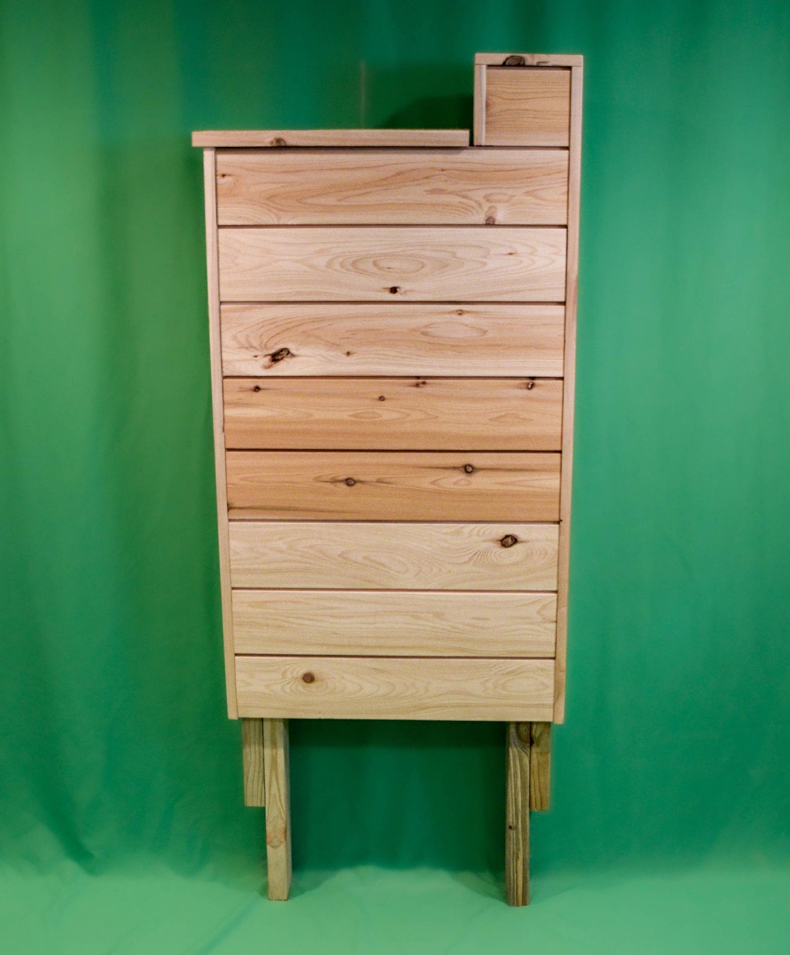 Solid Cedar Wood Classic Mailbox Stand ~ Unfinished | Amish Handcrafted ...