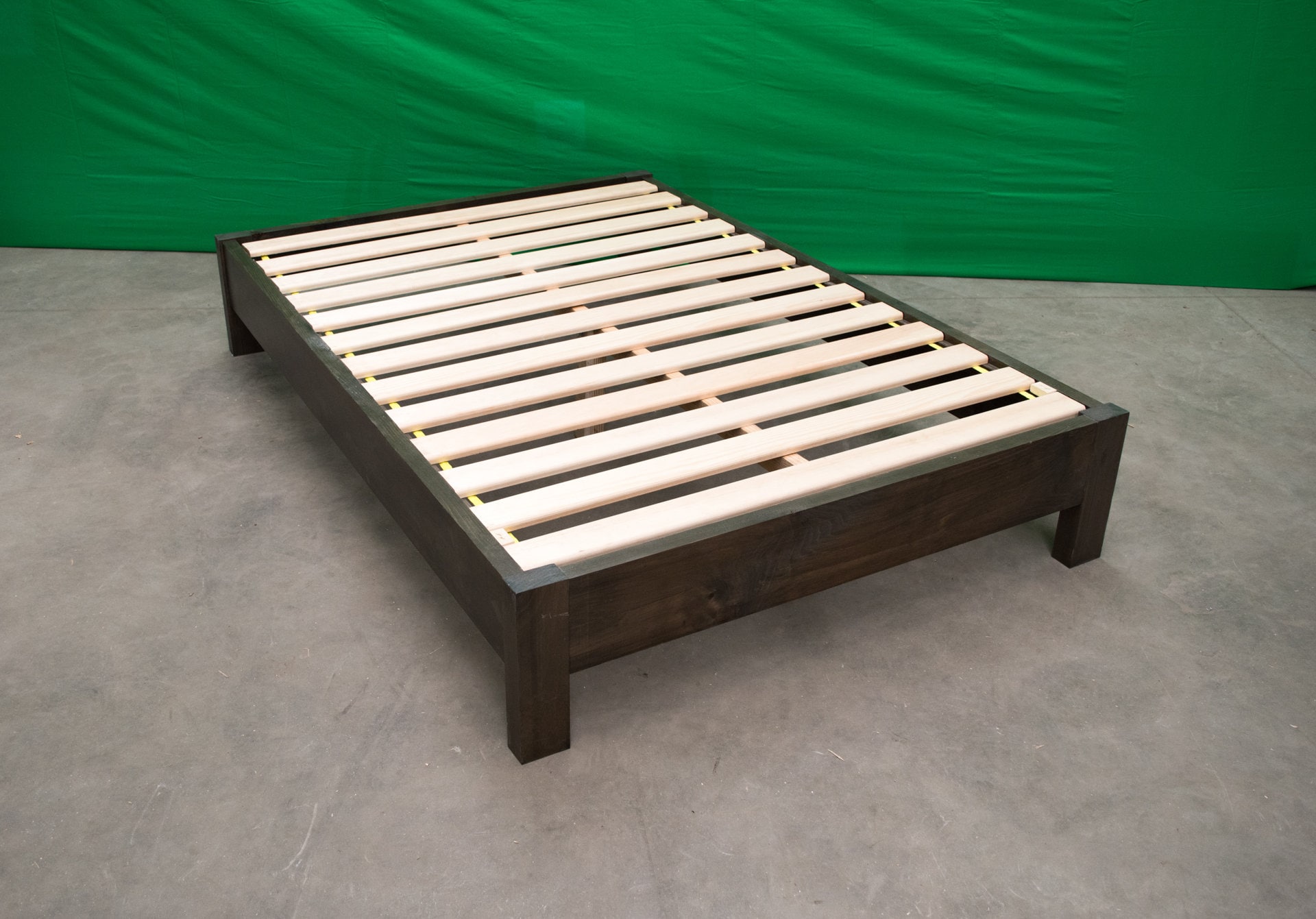 Rustic Platform Bed Frame ~ King ~ Amish Handcrafted in USA | Solid ...