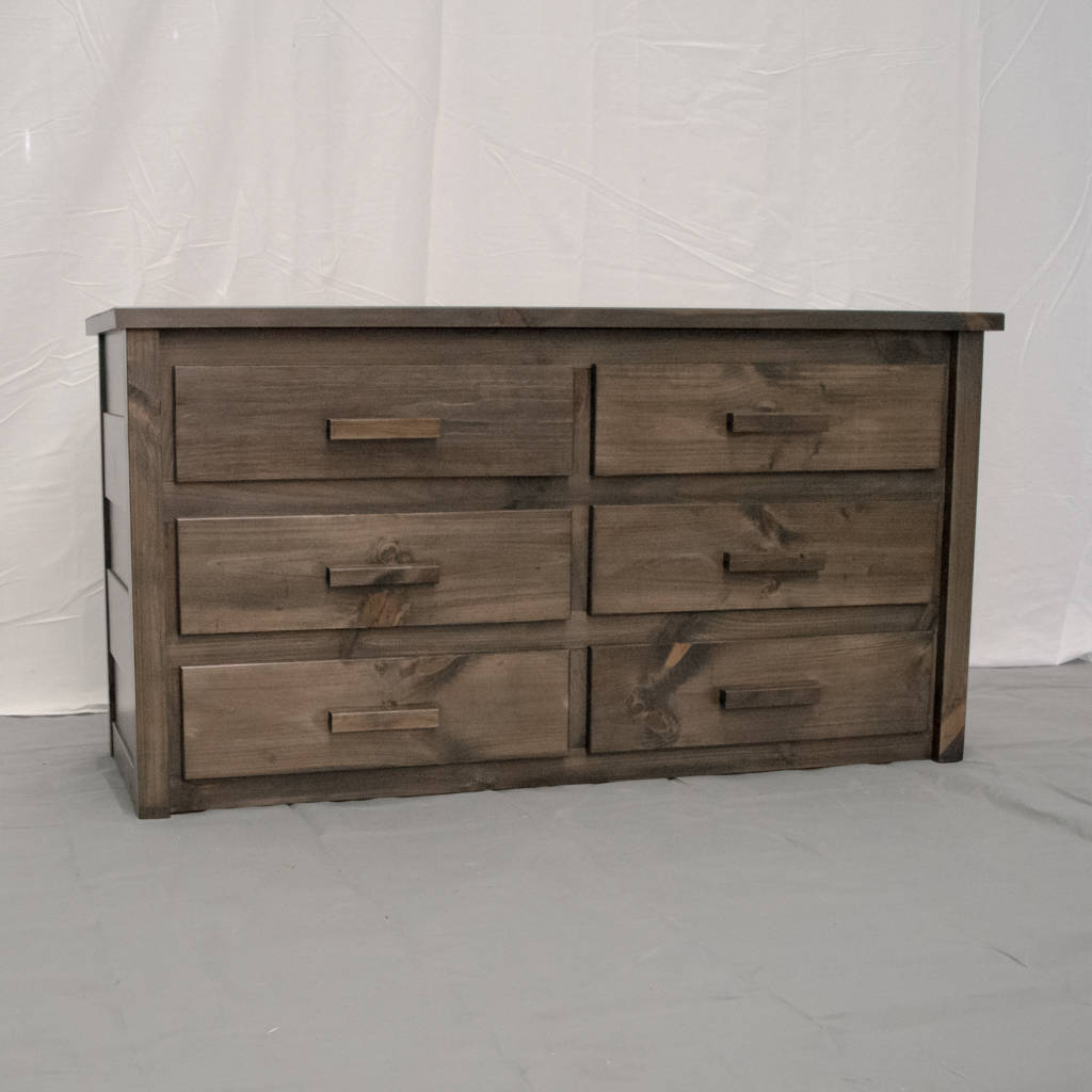 Rustic Farmhouse 6 Drawer Dresser - Solid Wood/handcrafted in the ...
