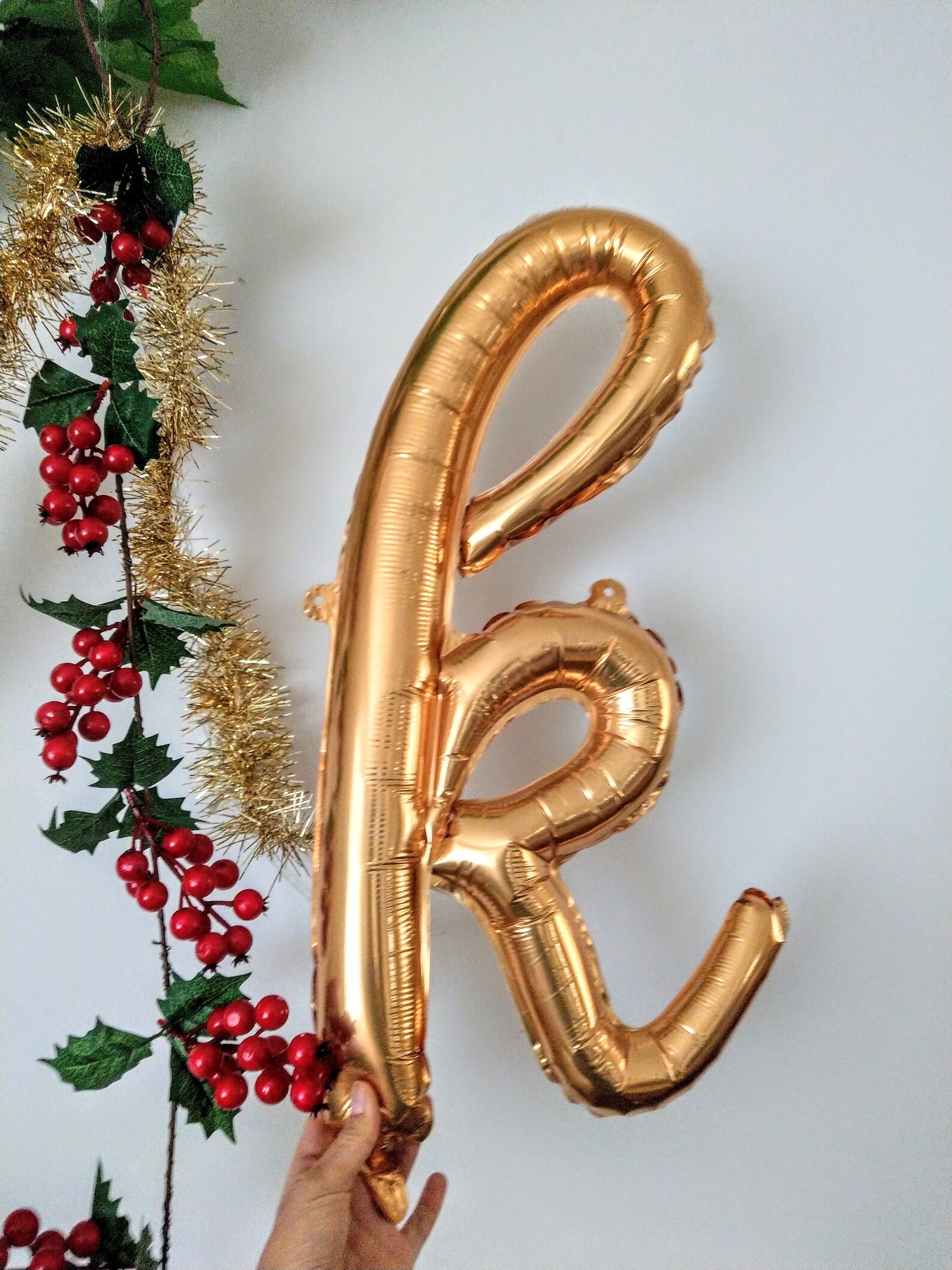 Rose Gold Arch Custom Name Balloons Chrome Copper White Gold | Etsy UK