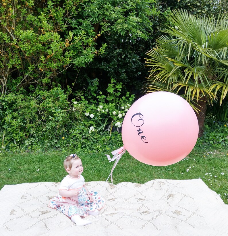 One Balloons Large Balloon Baby Shower Birthday Balloons | Etsy