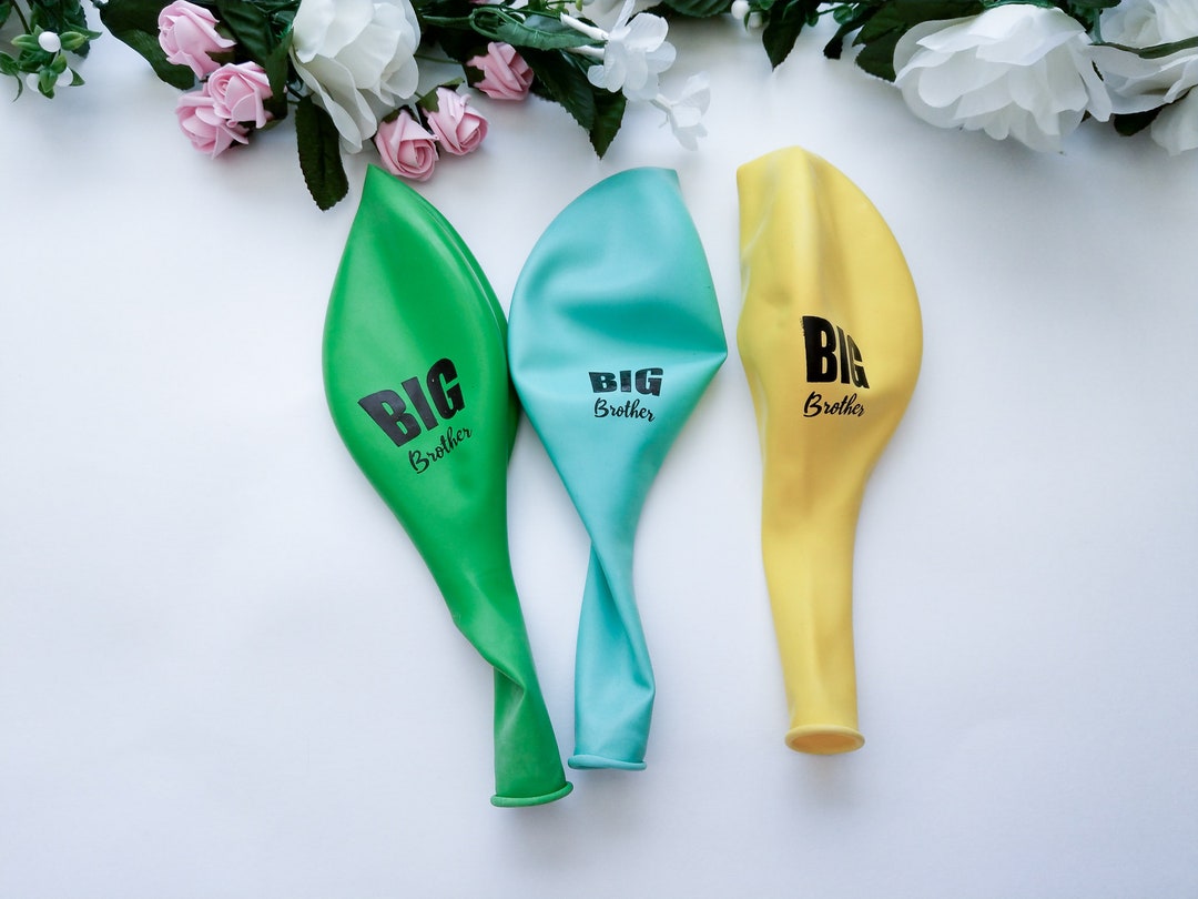 Big Sister, Big Sis, Big Bro, Large, Baby Shower, Gender Reveal ...