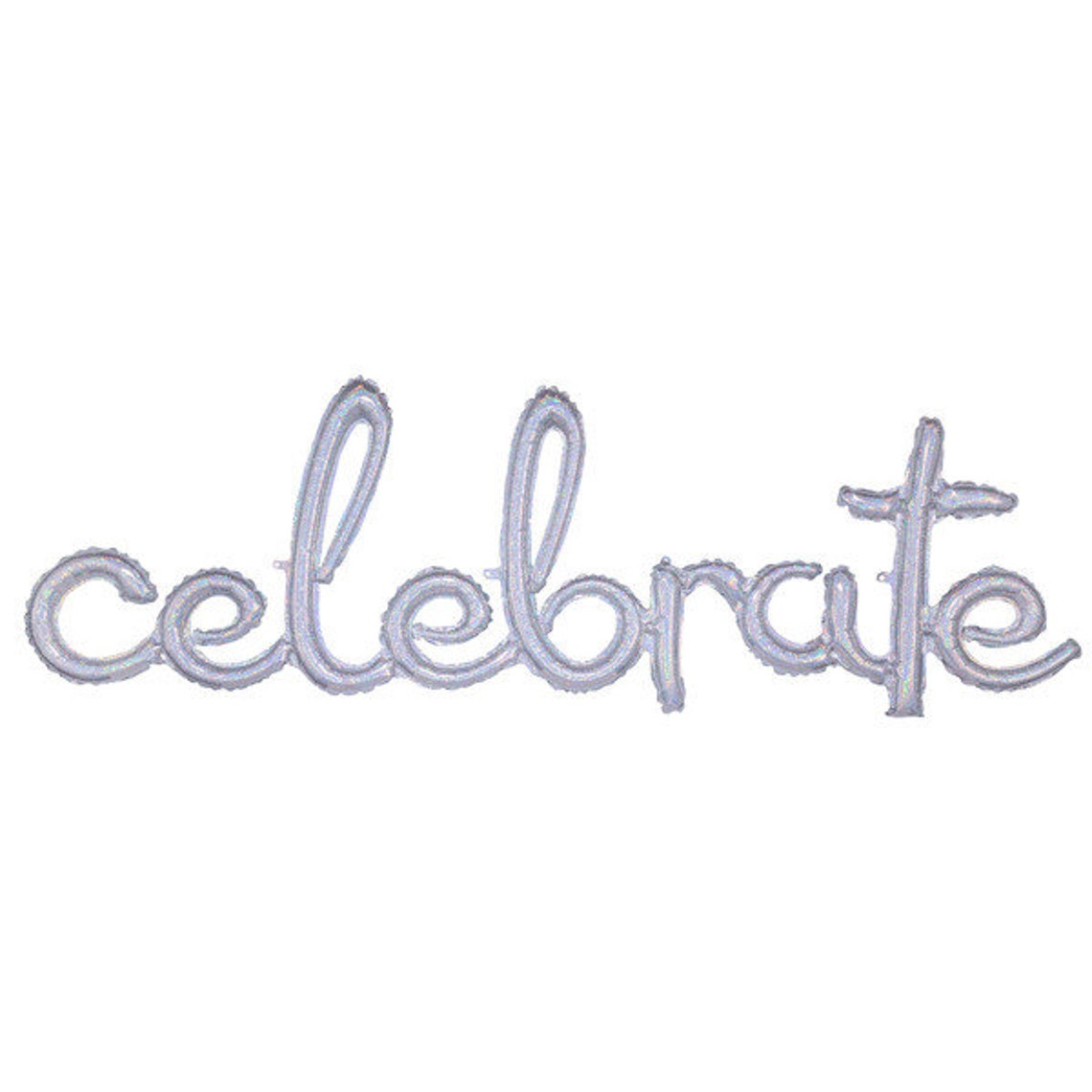 Celebrate Script Balloons Colors Wedding Party Engaged | Etsy