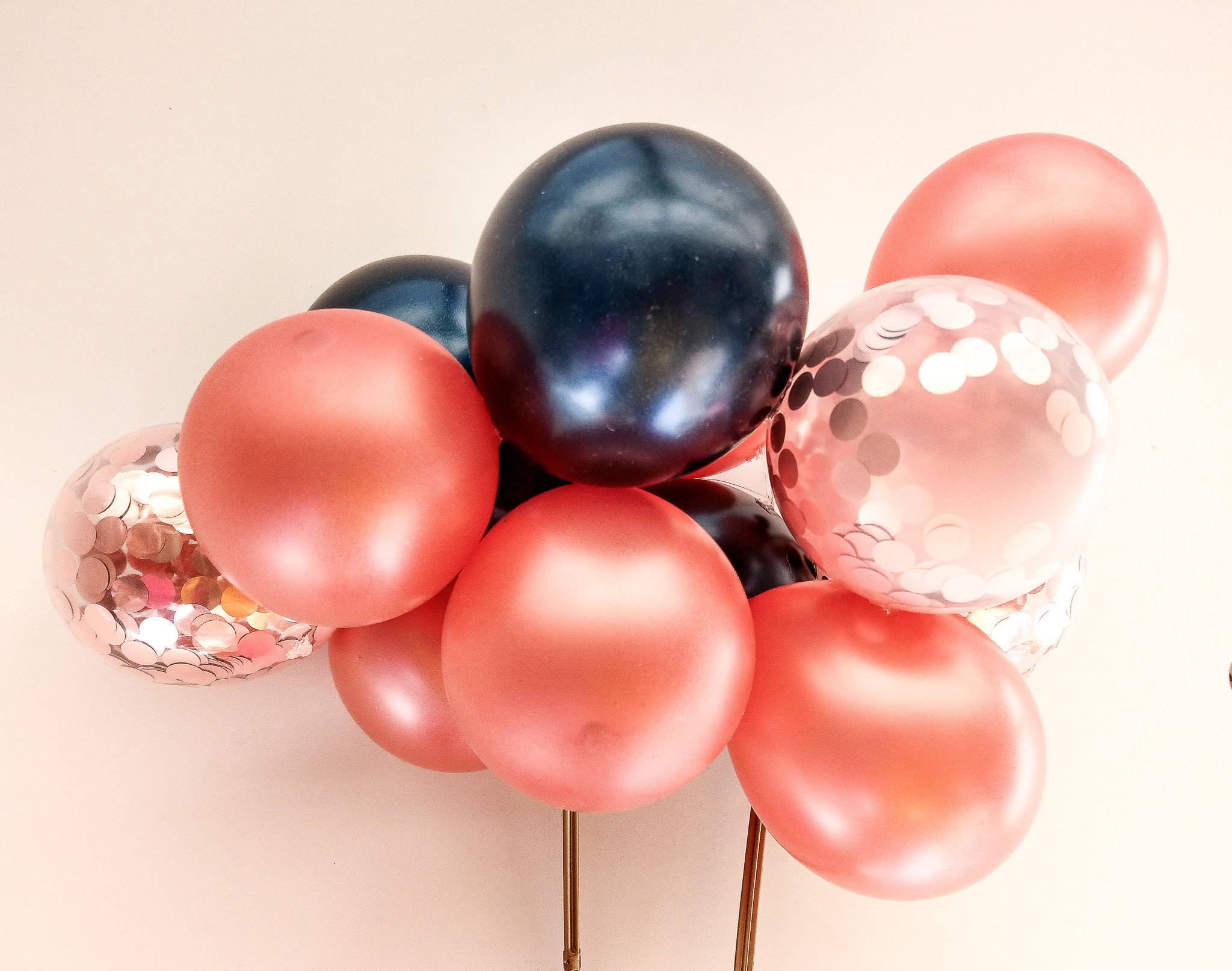 Balloon Cake Topper Confetti 5" Mini Bunting Banner Garlnd Party ...